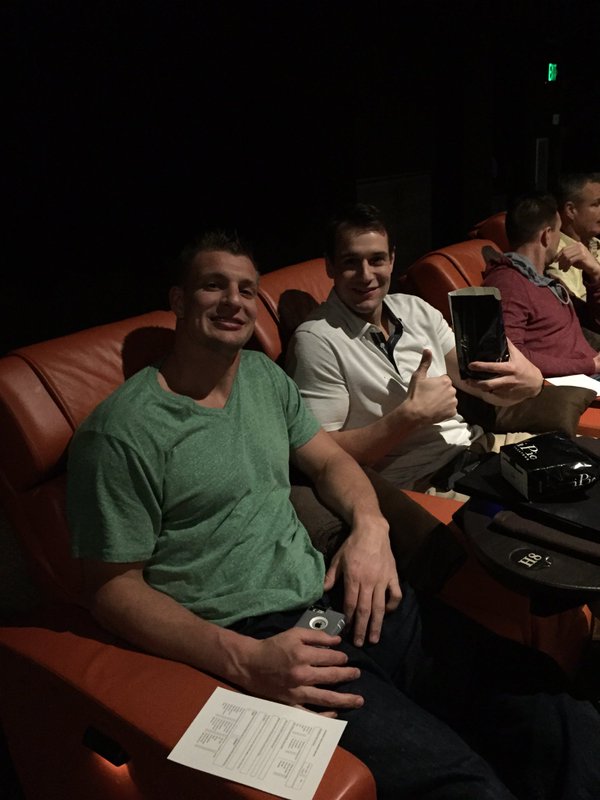 Gronk Checks out His Own Movie Premiere ⋆ Terez Owens : #1 Sports ...